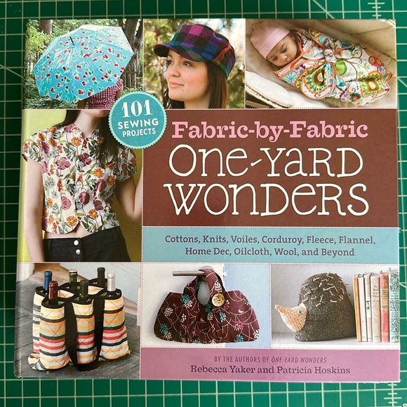 Other | Fabric By Fabric One Yard Wonders Sewing Pattern Book | Poshmark